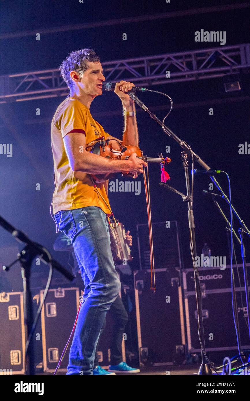 Manran, the Scottish awarding winning group performing live on stage at ...