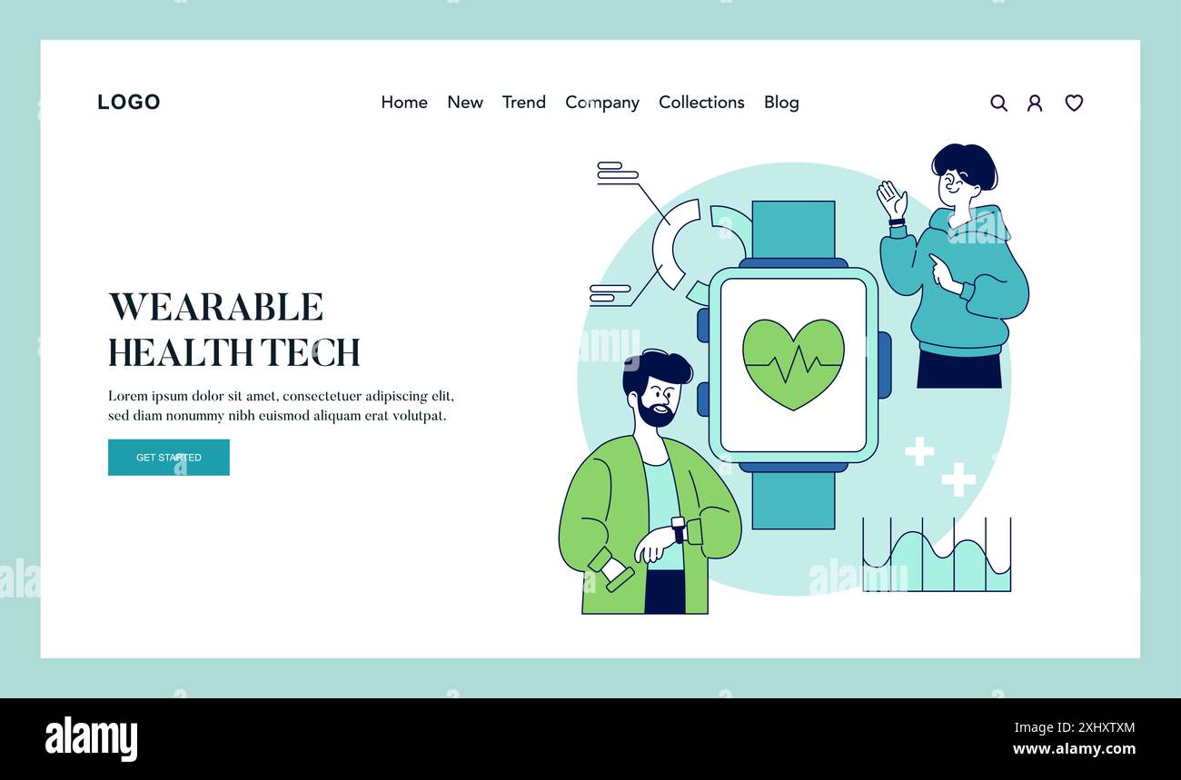 Biohacking concept. Individuals using wearable technology to track ...