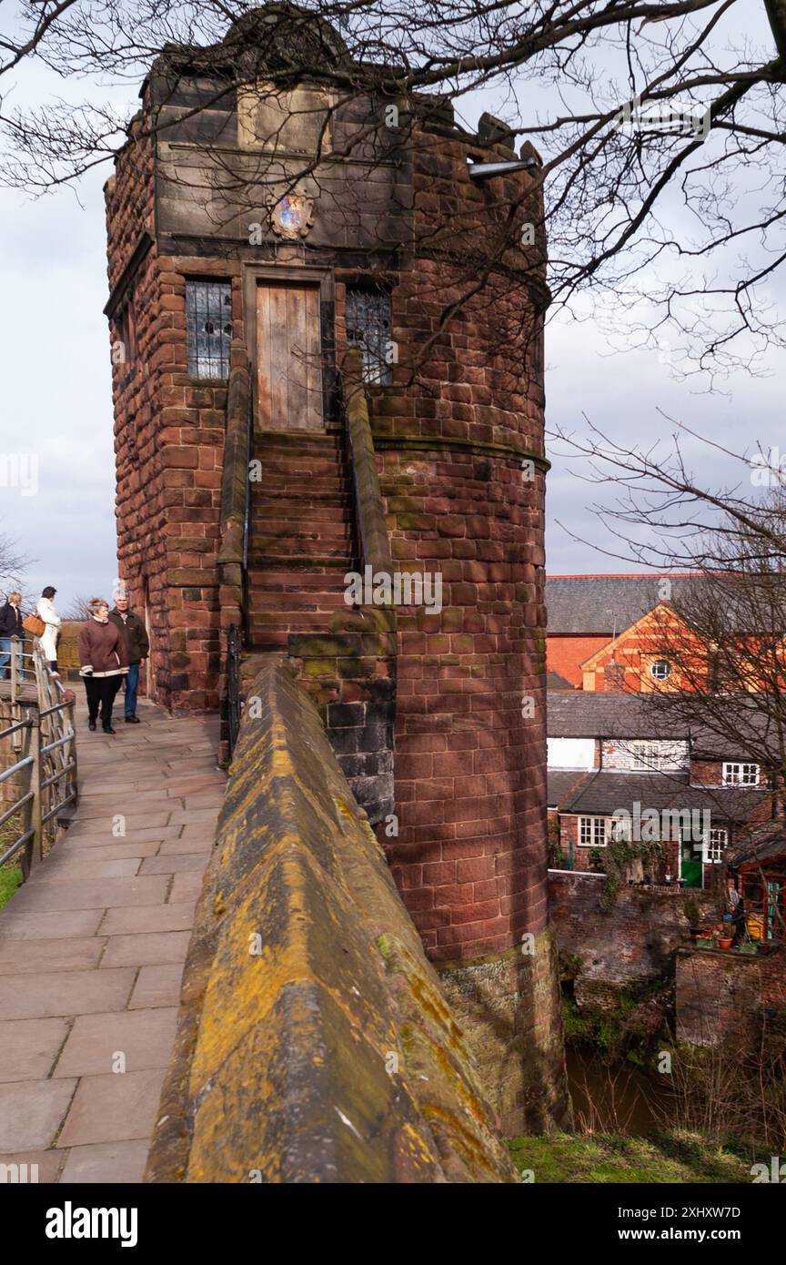 Historical architecture and buildings in the city centre, Chester ...