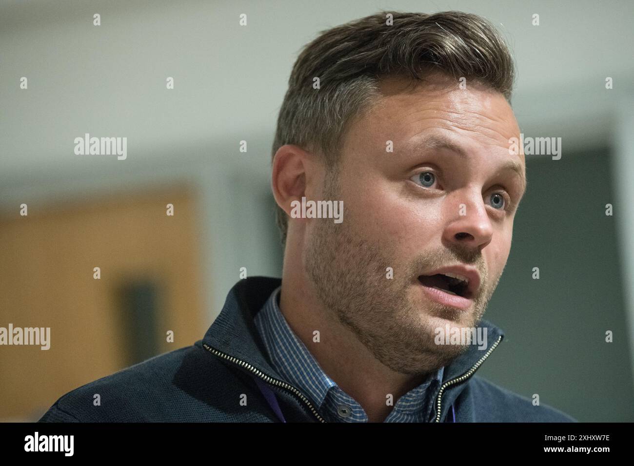 Ben Bradley the Conservative Party candidate for the Mansfield seat at ...