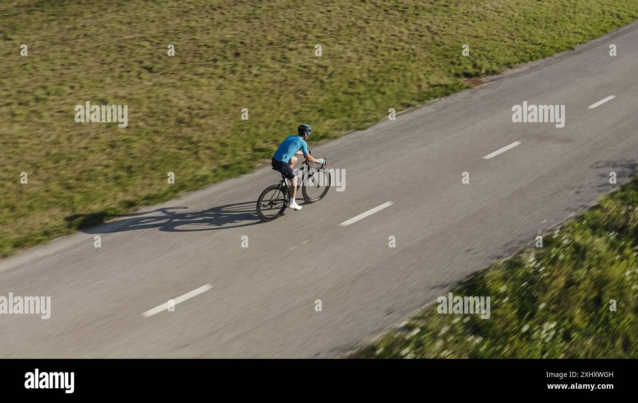 Aerial shot paved asphalt hi-res stock photography and images - Alamy