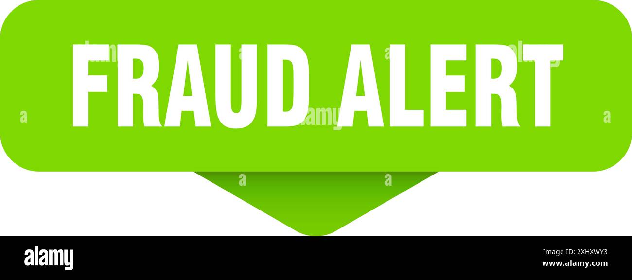 fraud alert sticker. fraud alert sign on transparent background ...