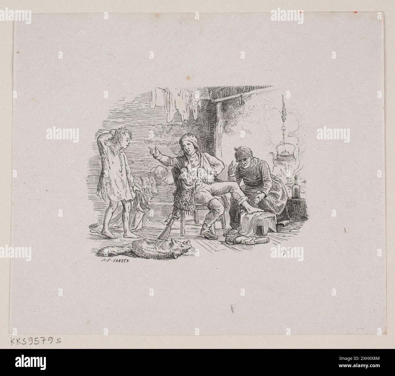 Berthe Tuppenhaug's tales Hansen, H.P. 1829 - 1899, Tidemand, Adolph ...