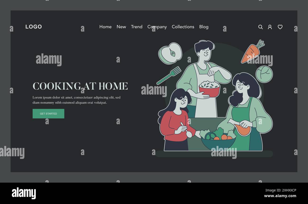 Bonding over food Stock Vector Images - Alamy