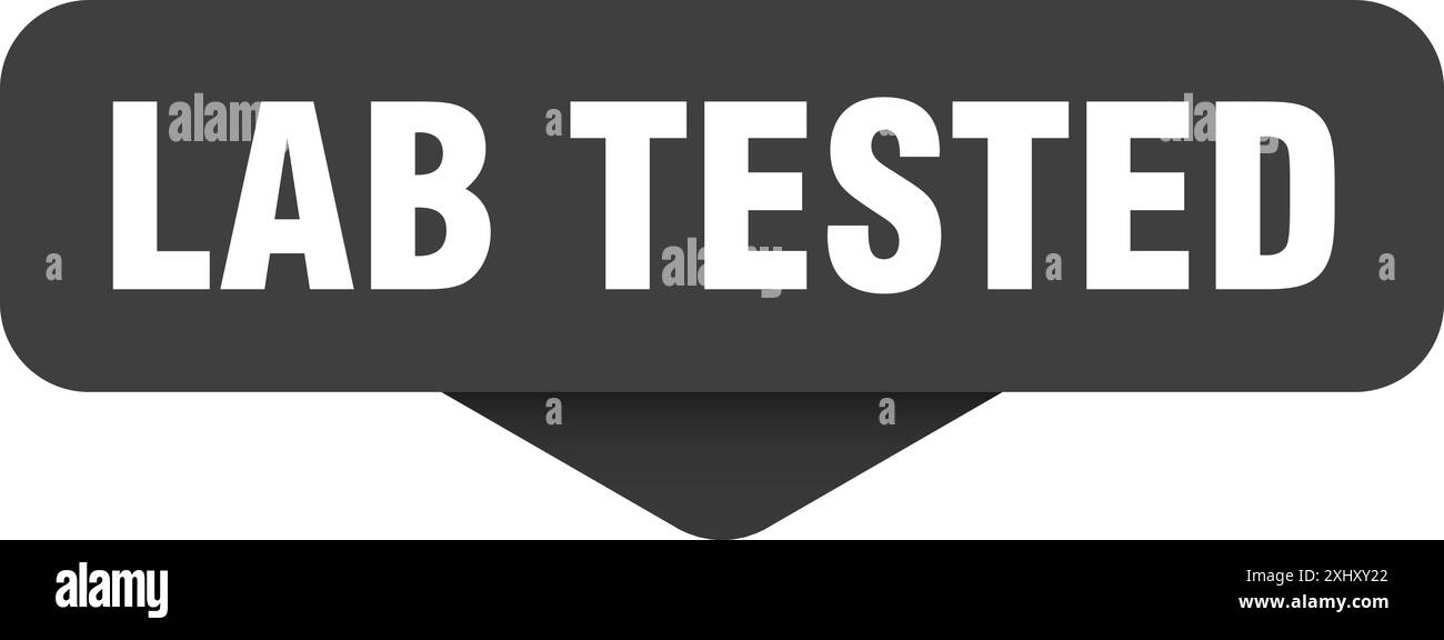 lab tested sticker. lab tested sign on transparent background ...