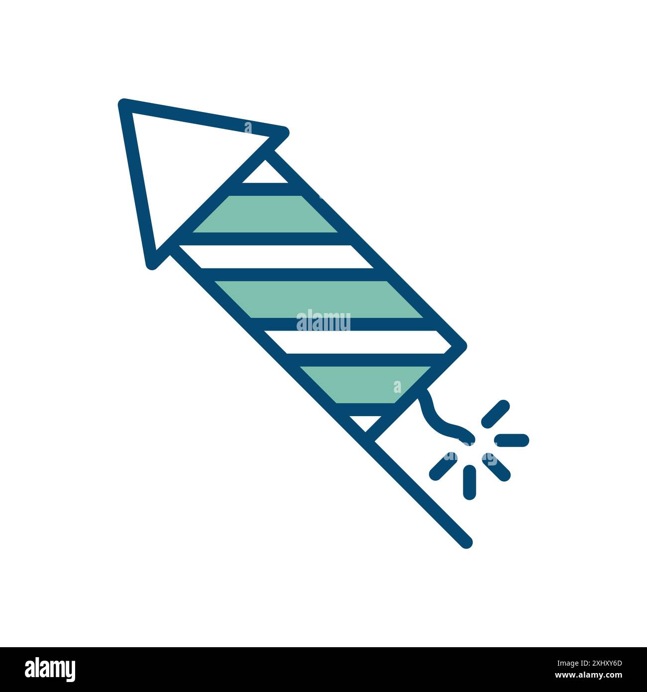 firework icon vector design template in white background Stock Vector ...