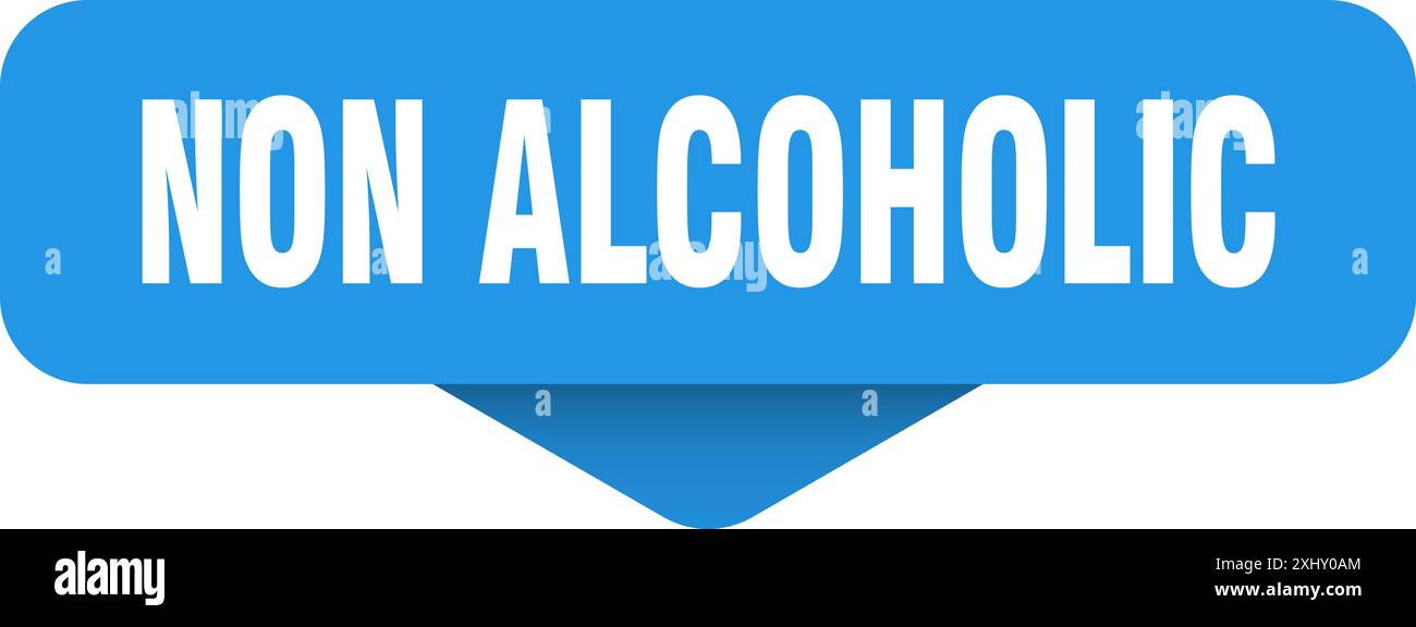 non alcoholic sticker. non alcoholic sign on transparent background ...