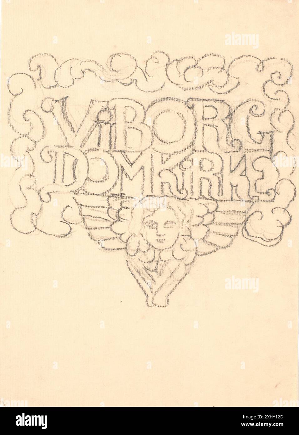 Decorative draft. Viborg Cathedral Skovgaard, Joakim 1856 - 1933 ...