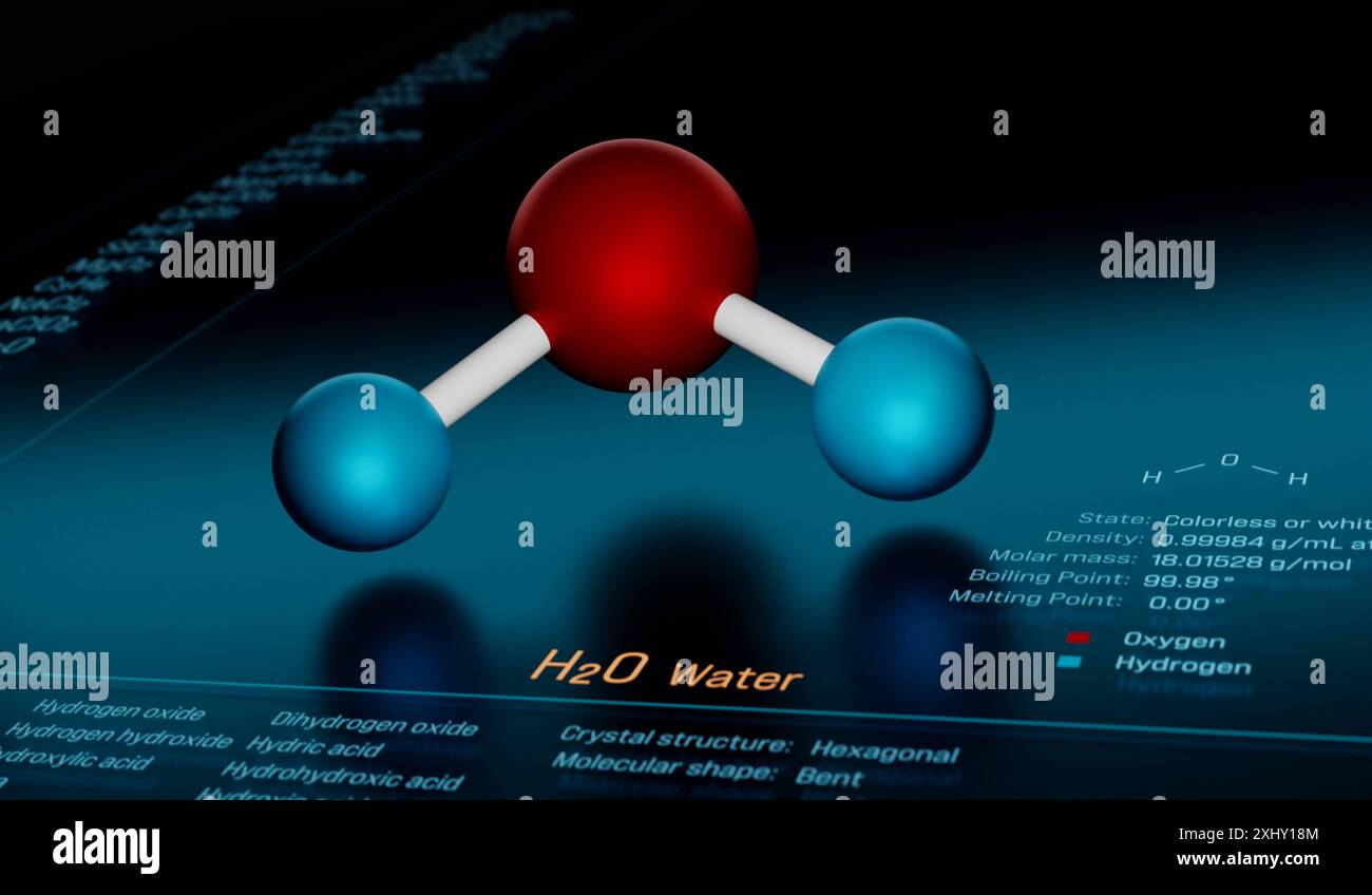 Atom model with periodic table hi-res stock photography and images - Alamy