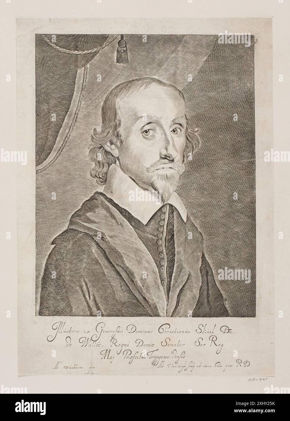A drawing by Vincenzo Mannozzi depicting a man leaning forward and ...