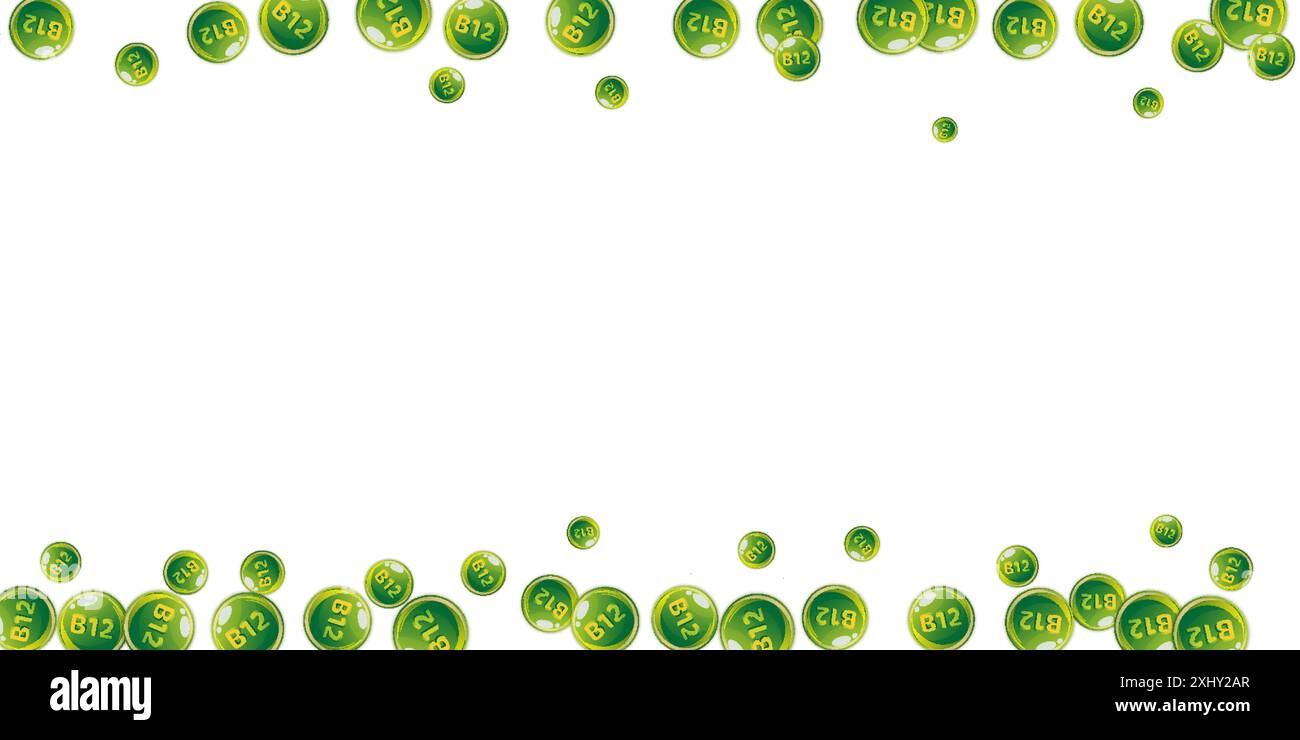 Vitamin B12 messy round pills. Beauty treatment and nutrition skin care ...