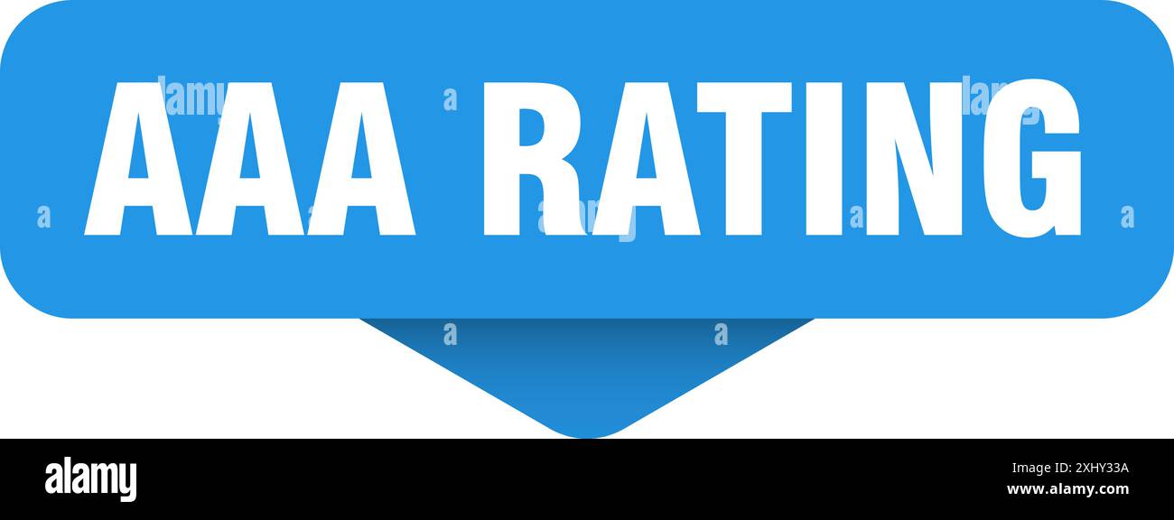 aaa rating sticker. aaa rating sign on transparent background ...
