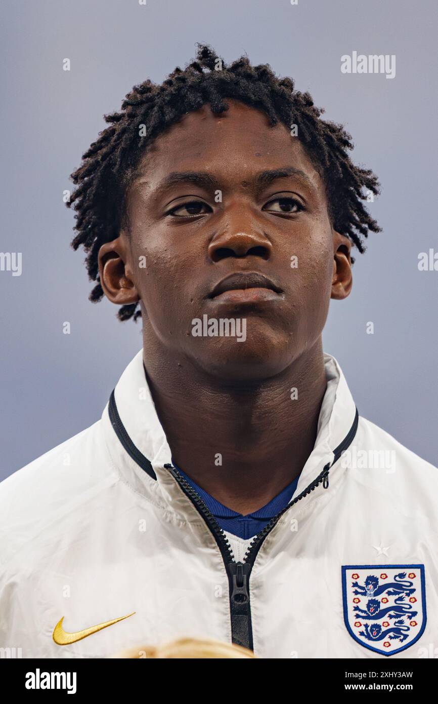 Berlin, Germany. 14th July, 2024. Kobbie Mainoo (England) seen during ...