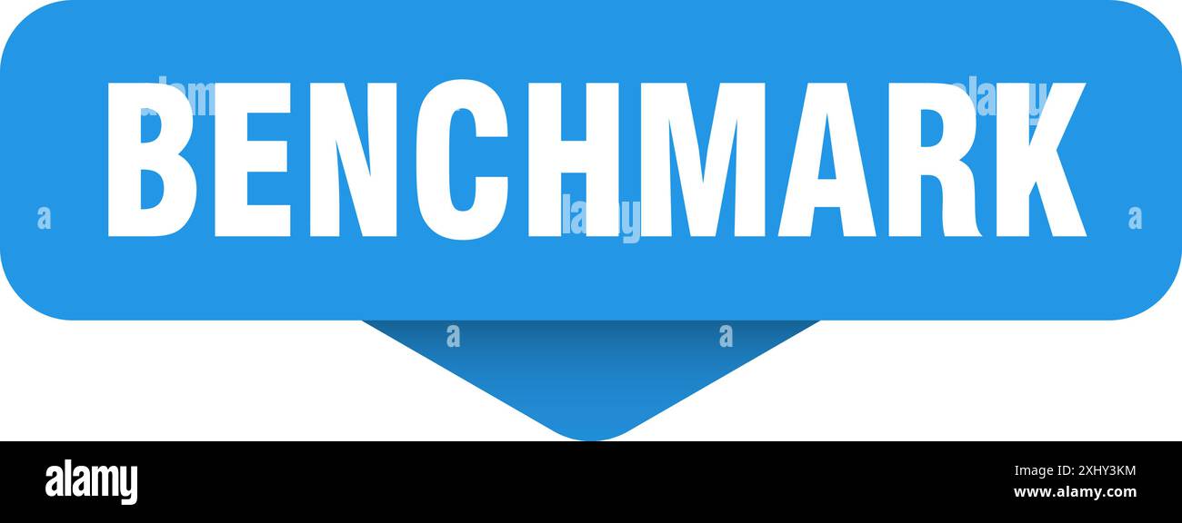benchmark sticker. benchmark sign on transparent background ...
