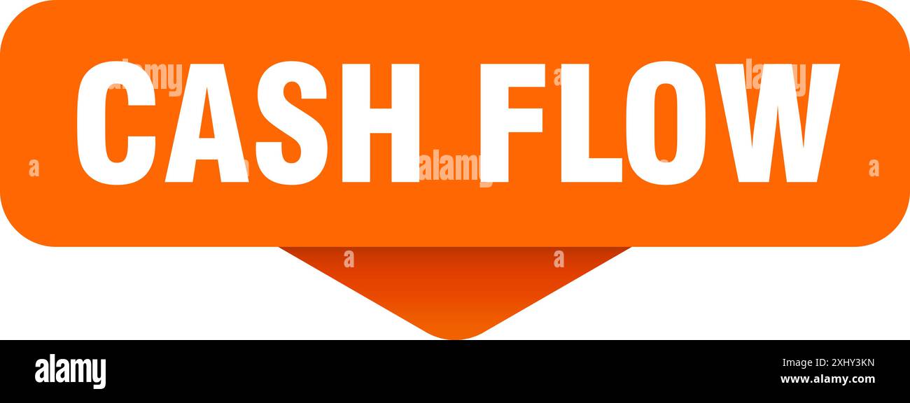 cash flow sticker. cash flow sign on transparent background ...