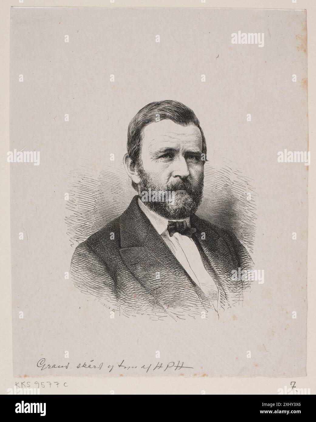 Grand Hansen, H.P. 1829 - 1899 Xylograph, Print Grand Stock Photo - Alamy