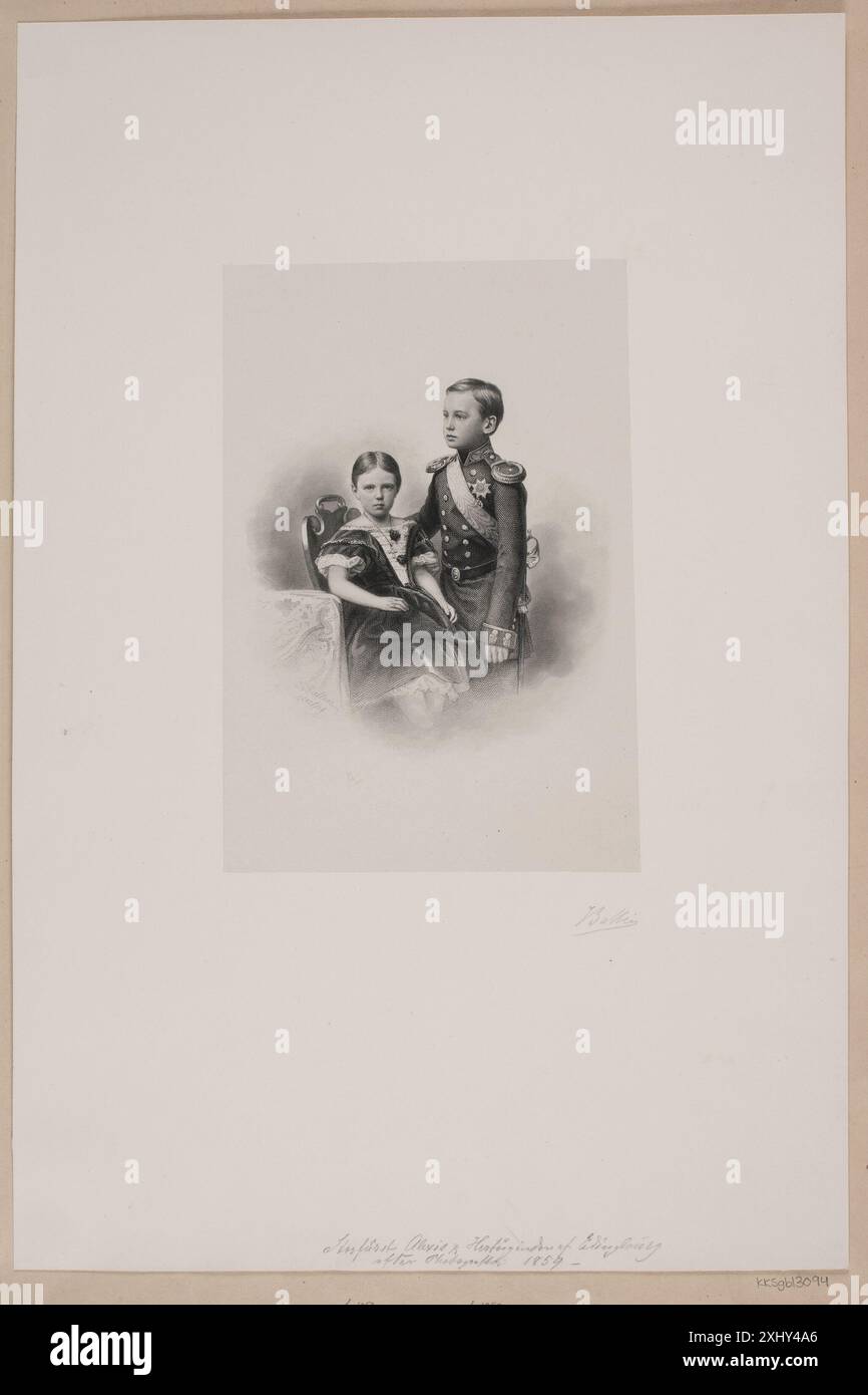 Great prince Alexis and the Duchess of Edinburgh Ballin, Joel 1822 ...