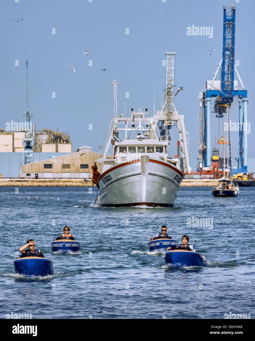 FRANCE. OCCITANY. HERAULT (34) SETE. THE RIVA'S VINTAGE-STYLE ELECTRIC ...