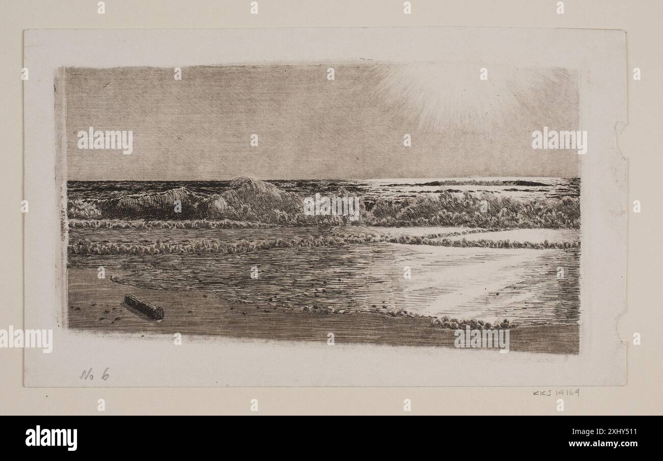 The North Sea Skovgaard, Niels 1858 - 1938 Etching, Print Niels ...