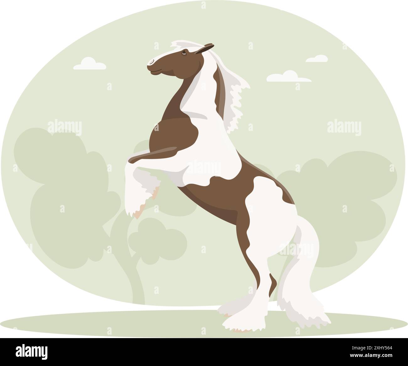 Horse hind legs horse Cut Out Stock Images & Pictures - Alamy