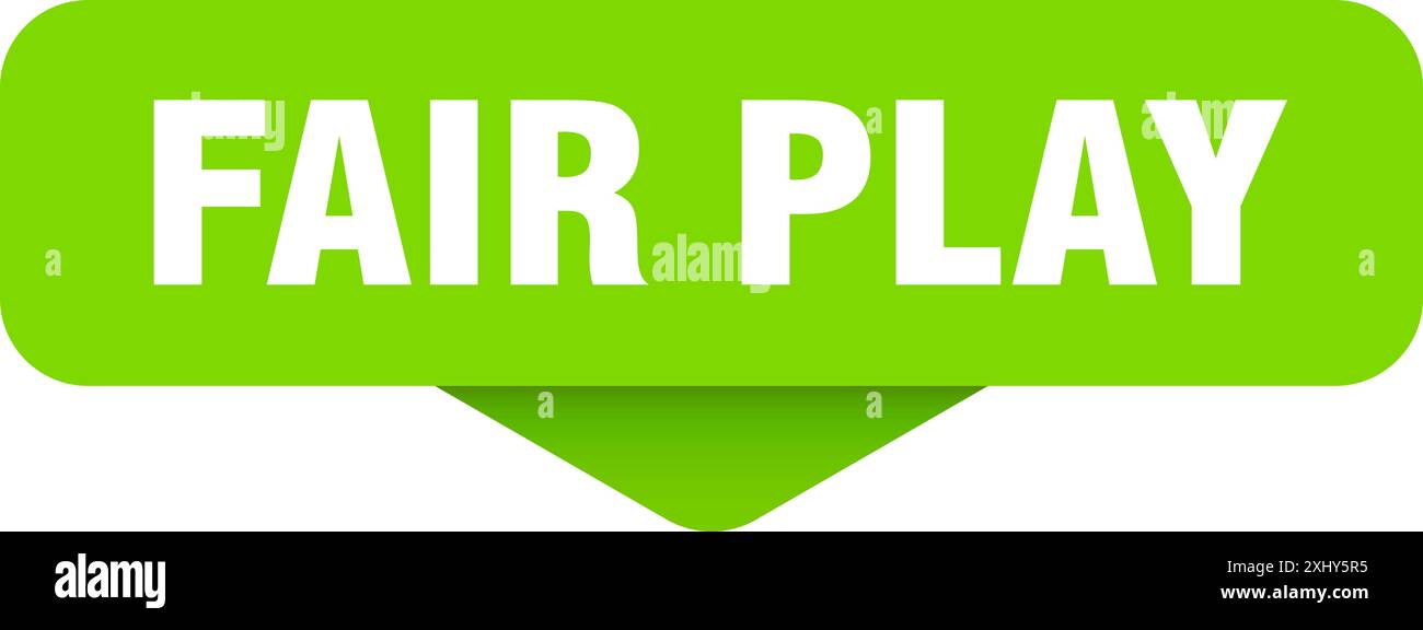 fair play sticker. fair play sign on transparent background ...
