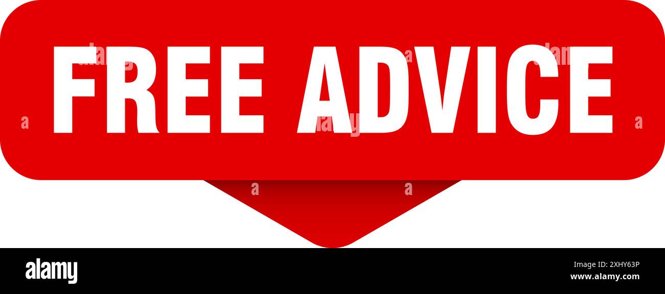 free advice sticker. free advice sign on transparent background ...