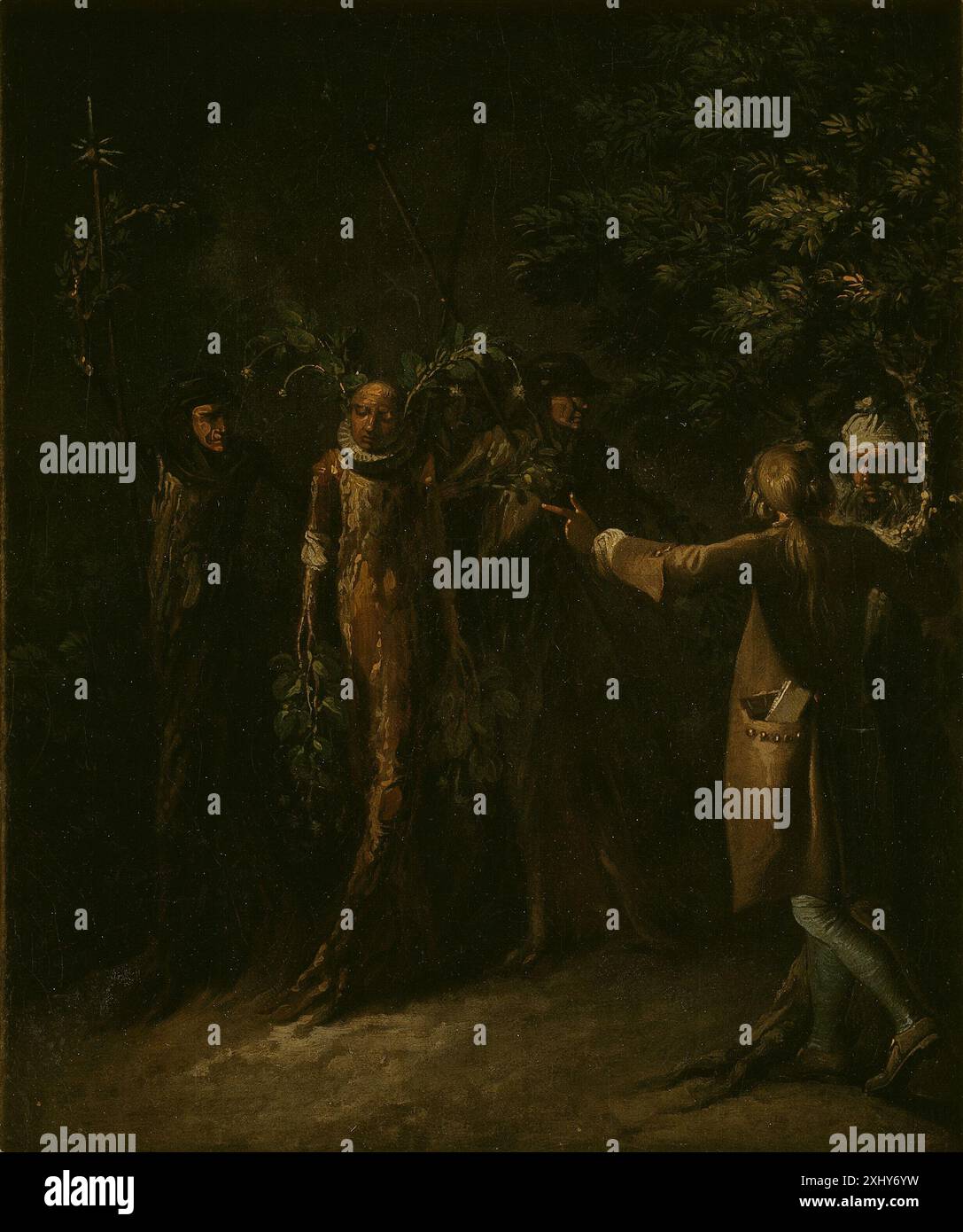 This painting by Nicolai Abildgaard (1743-1809) illustrates Ludvig ...