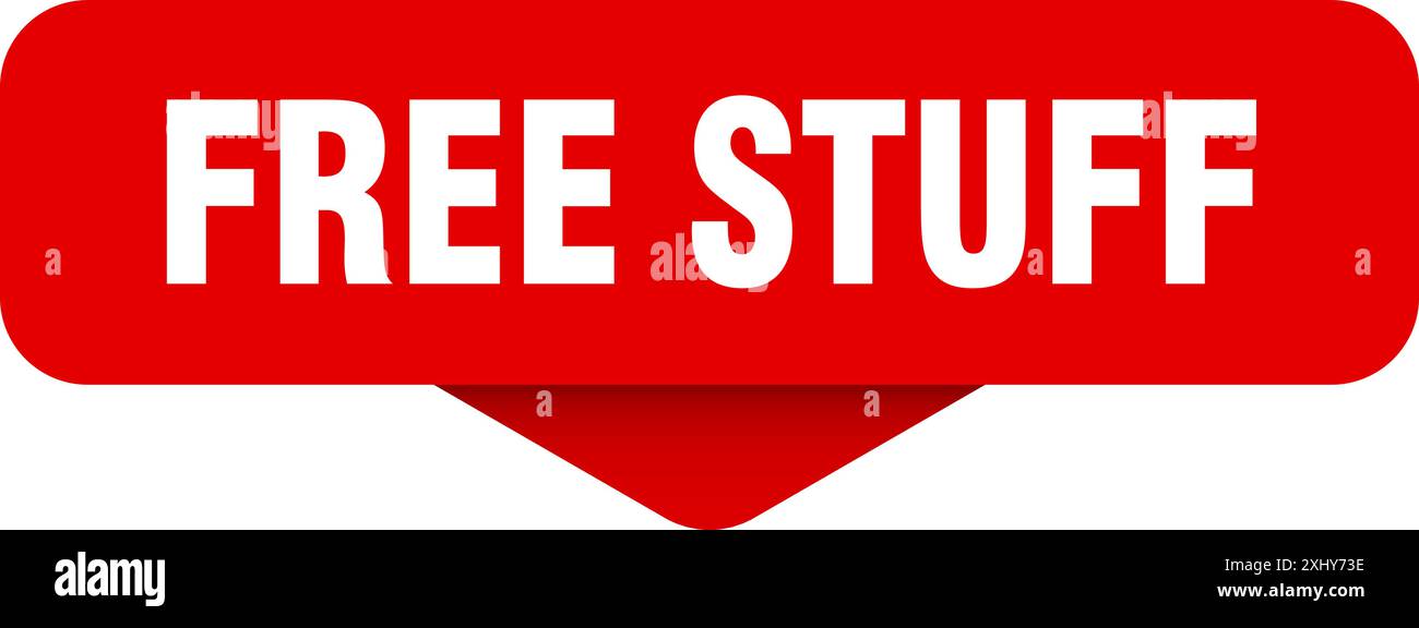 free stuff sticker. free stuff sign on transparent background ...