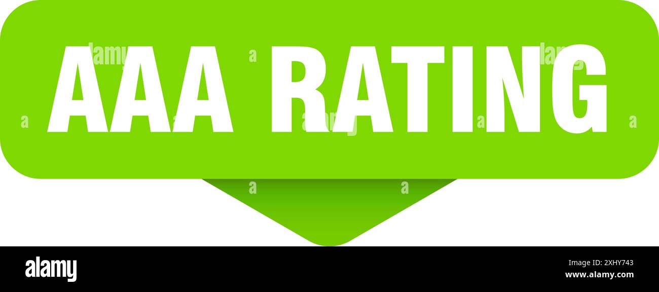 aaa rating sticker. aaa rating sign on transparent background ...