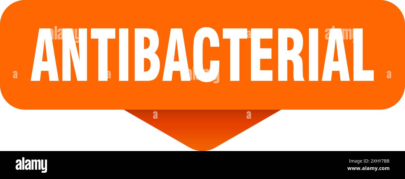 antibacterial sticker. antibacterial sign on transparent background ...