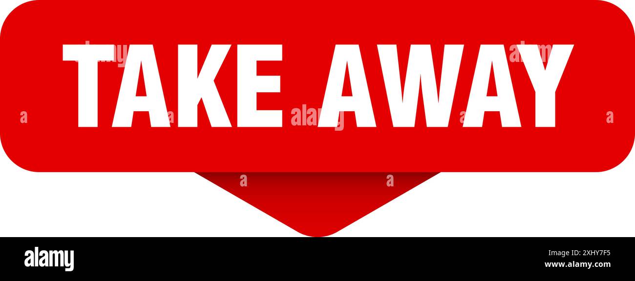 take away sticker. take away sign on transparent background ...