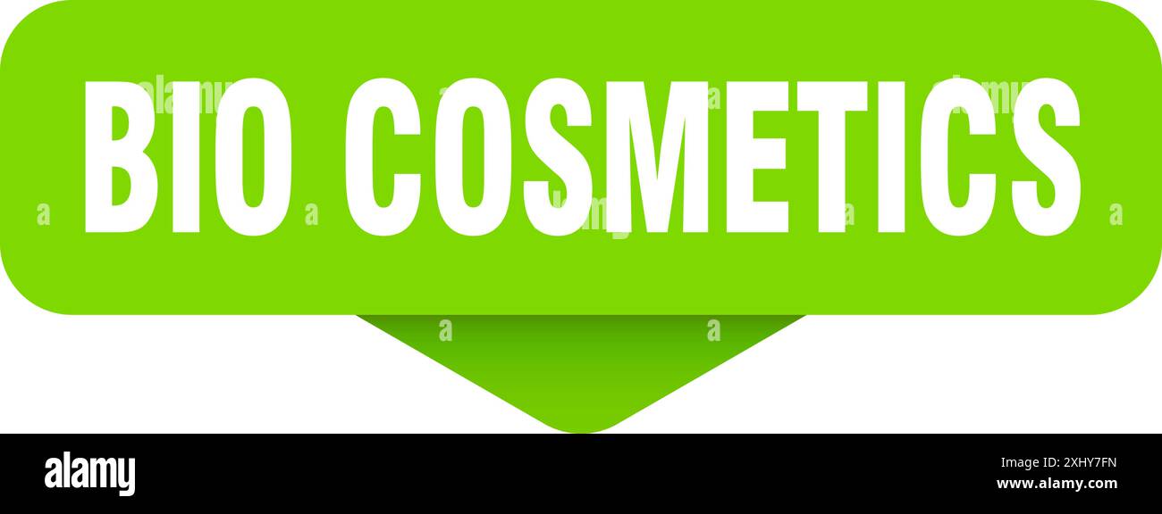 bio cosmetics sticker. bio cosmetics sign on transparent background ...