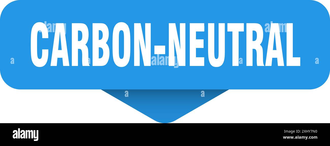 carbon-neutral sticker. carbon-neutral sign on transparent background ...
