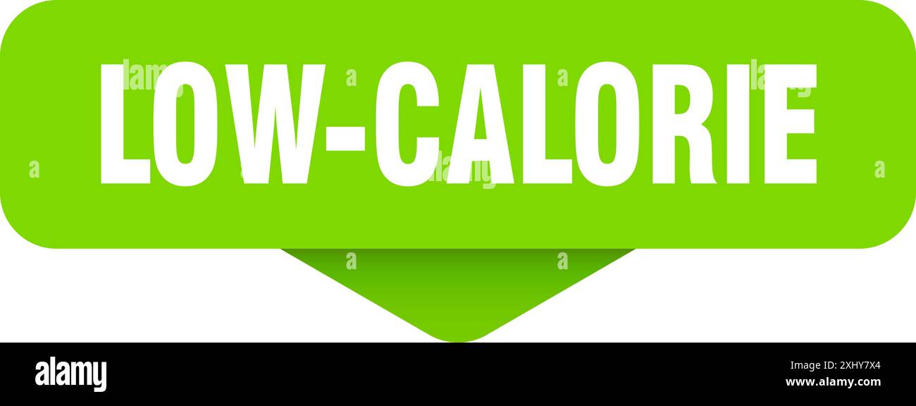 low-calorie sticker. low-calorie sign on transparent background ...