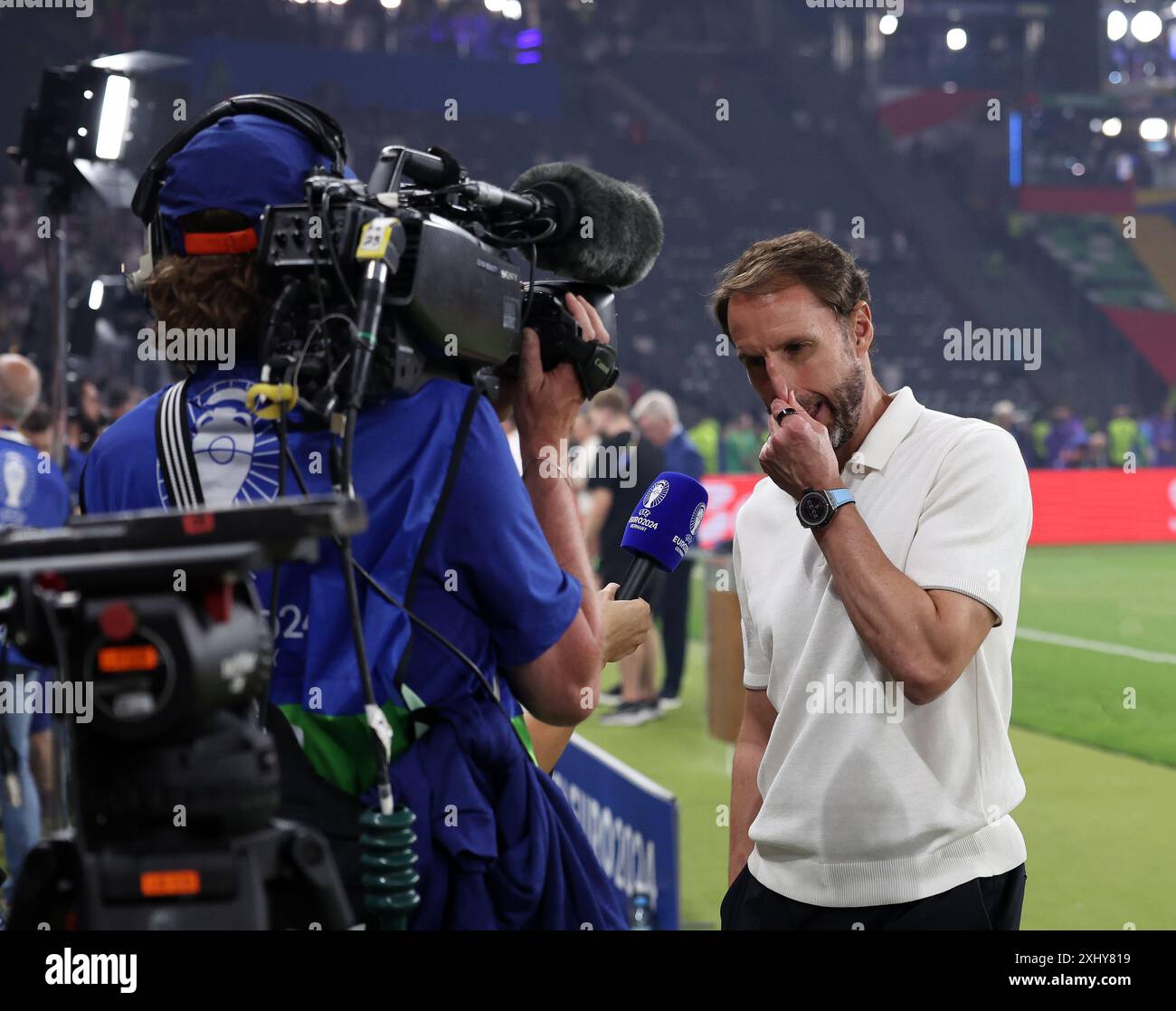 Berlin, Germany, 14th July 2024. Gareth Southgate manager of England ...