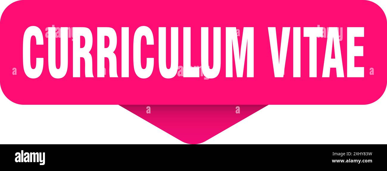 curriculum vitae sticker. curriculum vitae sign on transparent ...