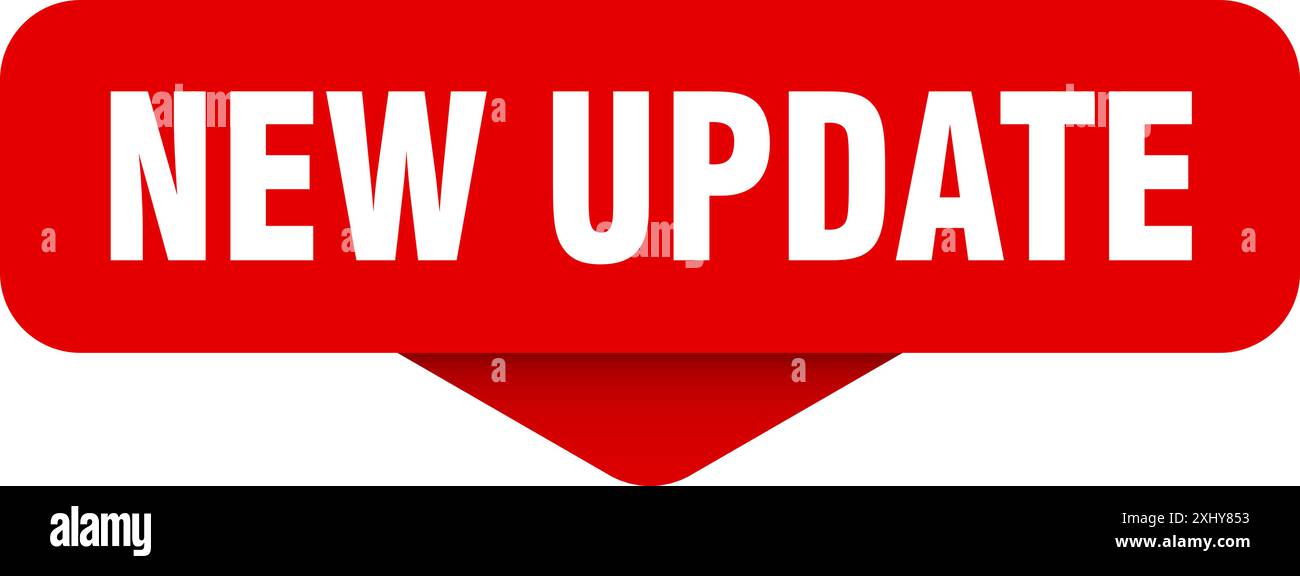 new update sticker. new update sign on transparent background ...