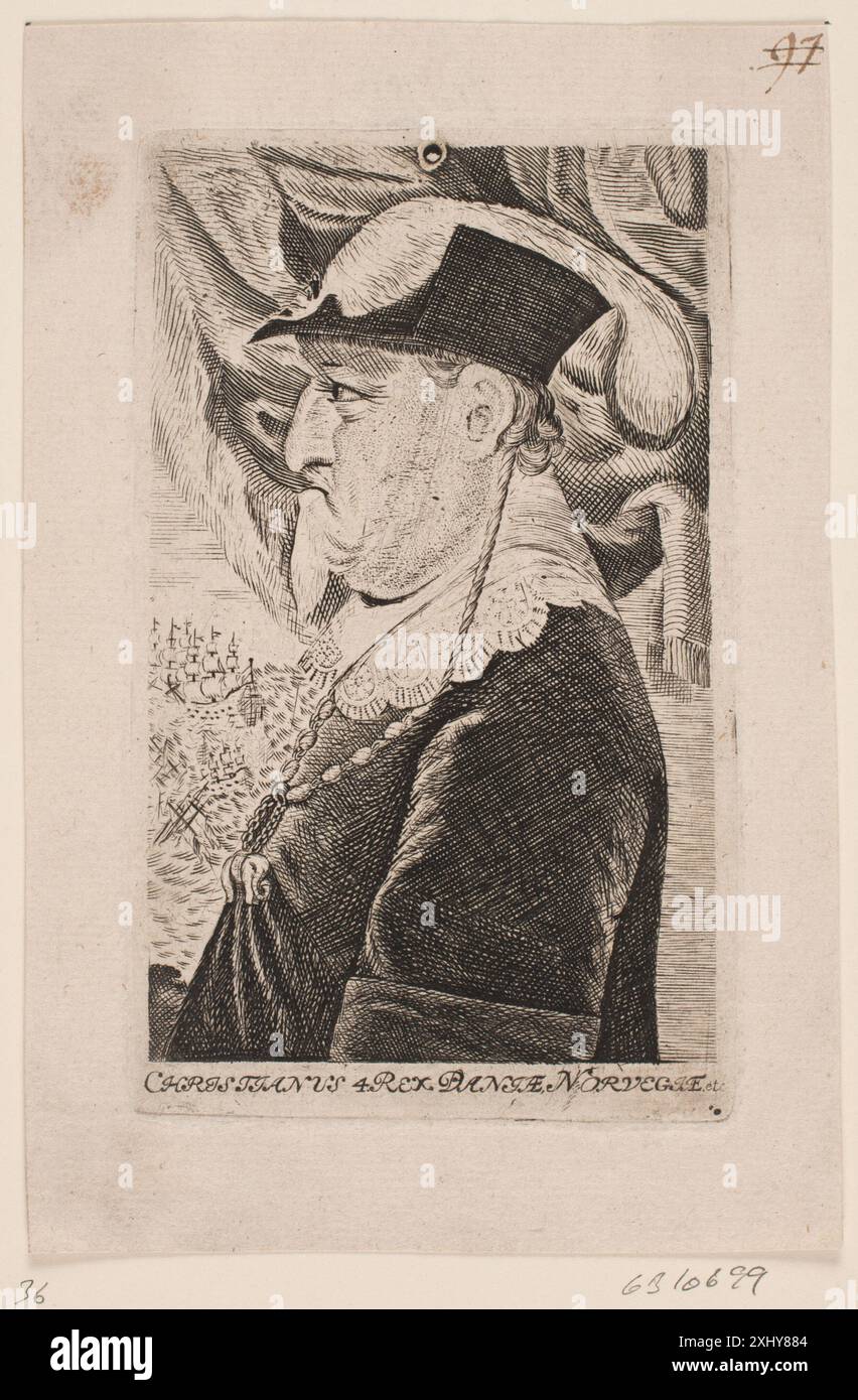 Christian IV as old. Profile Ubekendt dansk , Mander III, Karel van ...