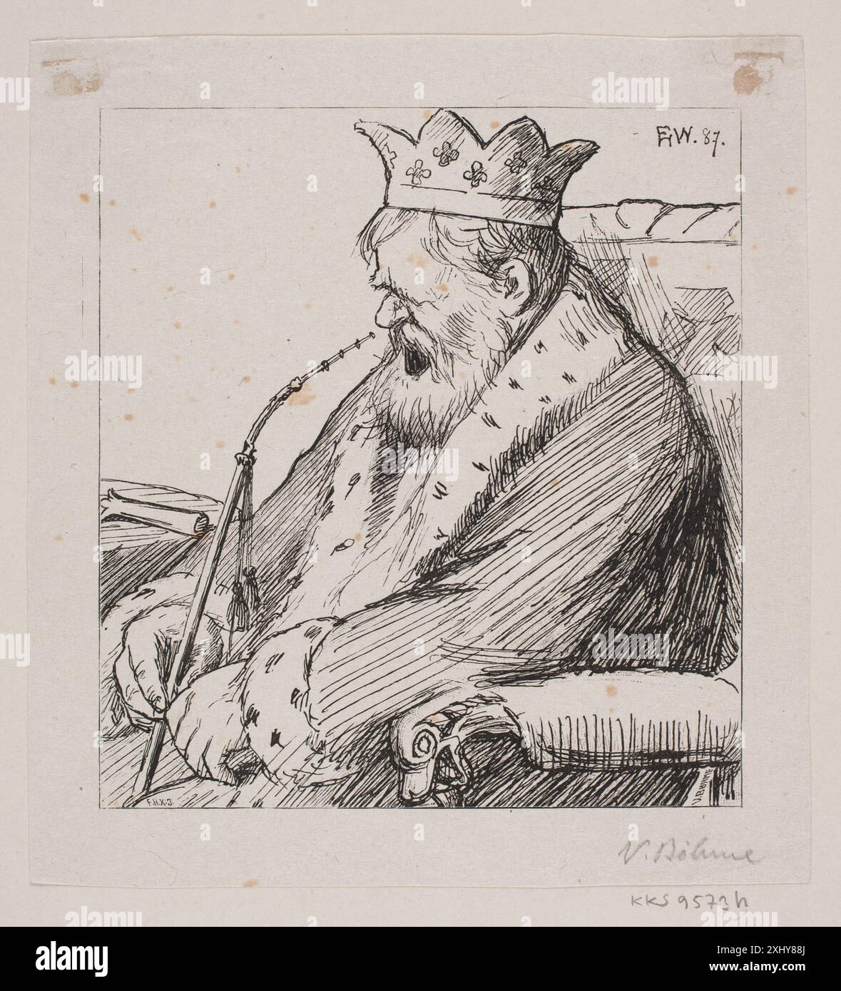 This xylograph by Bøhme, Werenskiold, and Hendriksen illustrates the ...