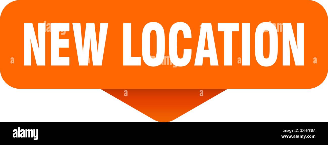new location sticker. new location sign on transparent background ...