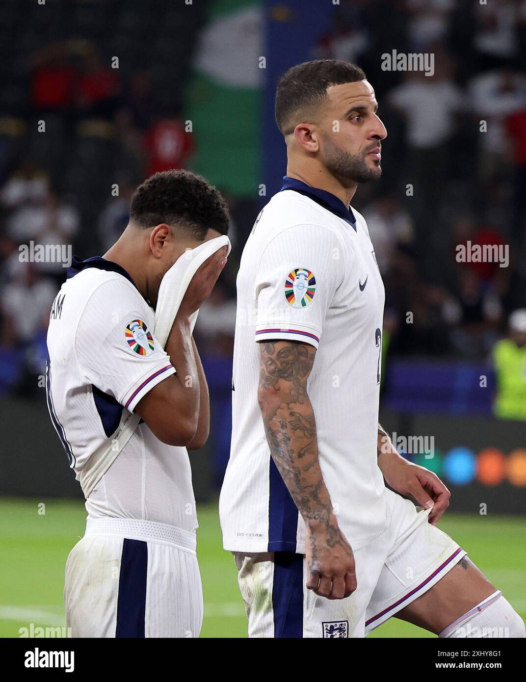 Berlin, Germany, 14th July 2024. Jude Bellingham of England looks on ...