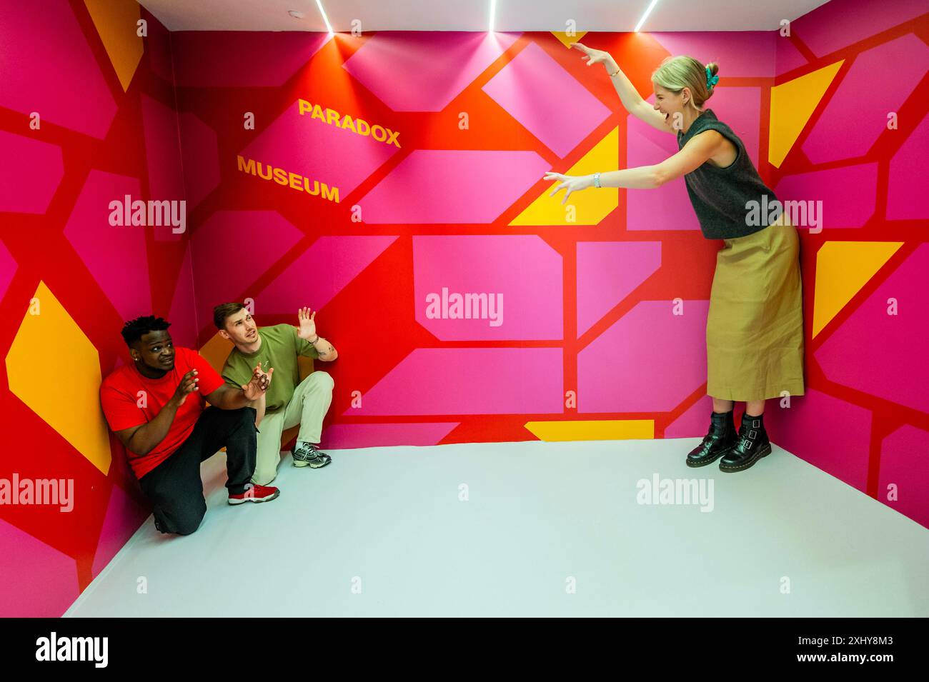 London, UK. 16th July, 2024. A room which tricks ones perspective - The ...