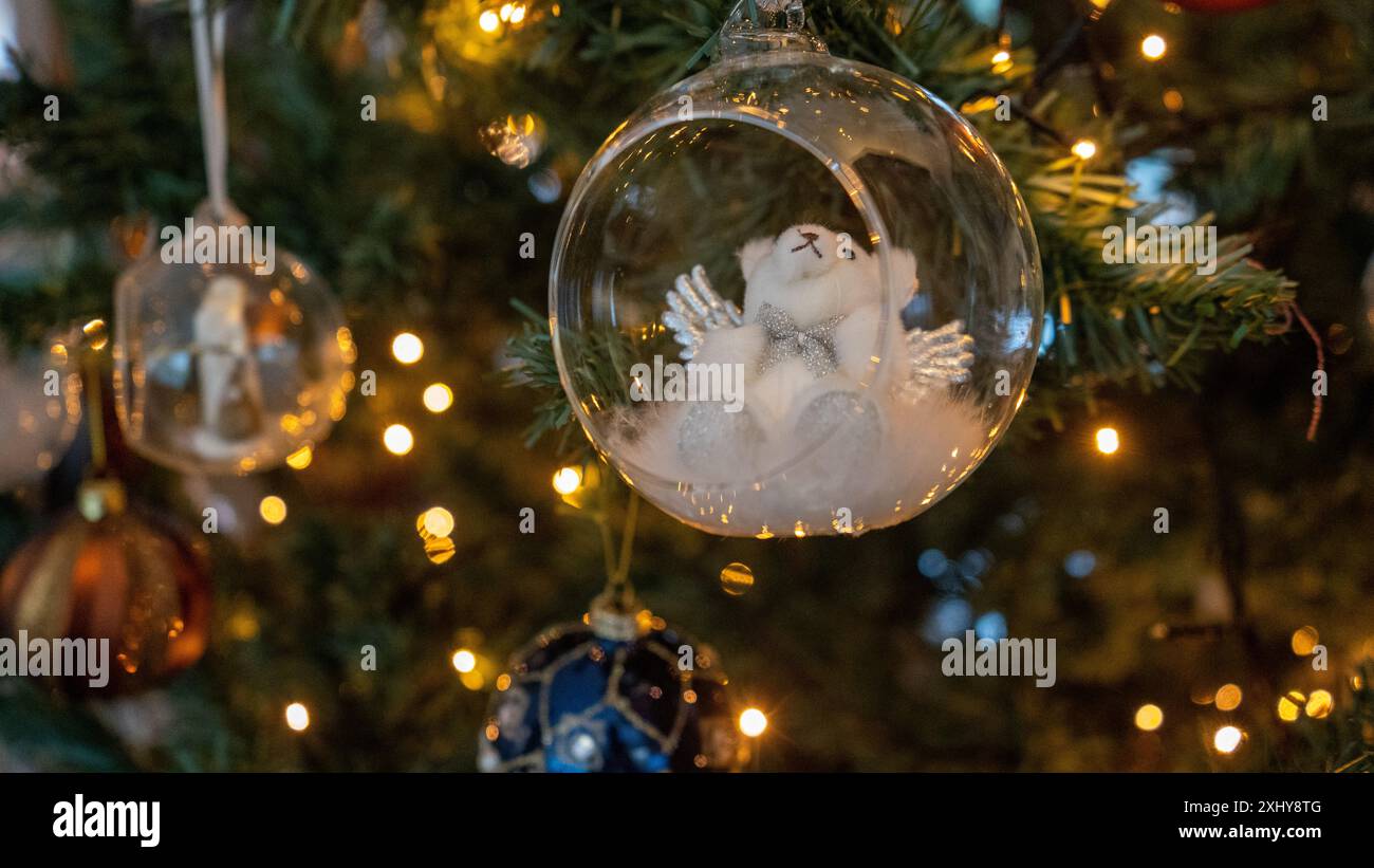Polar Bear Ornament: Adding Arctic Charm to the Christmas Tree Stock ...