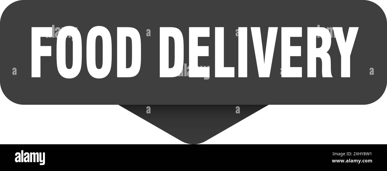 food delivery sticker. food delivery sign on transparent background ...