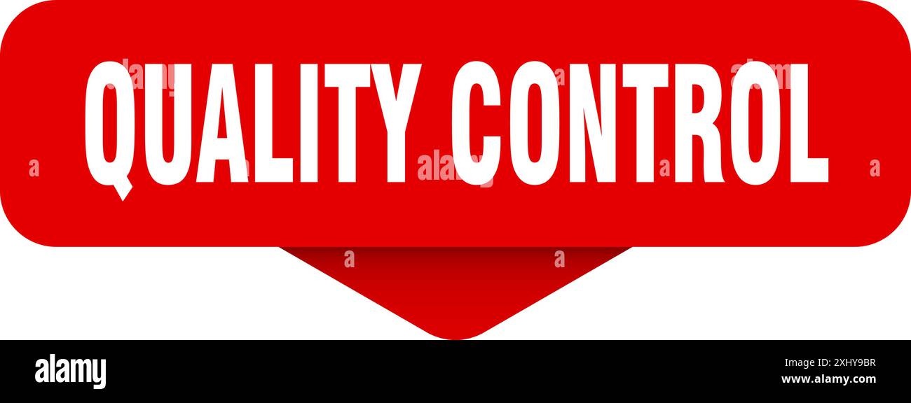 quality control sticker. quality control sign on transparent background ...