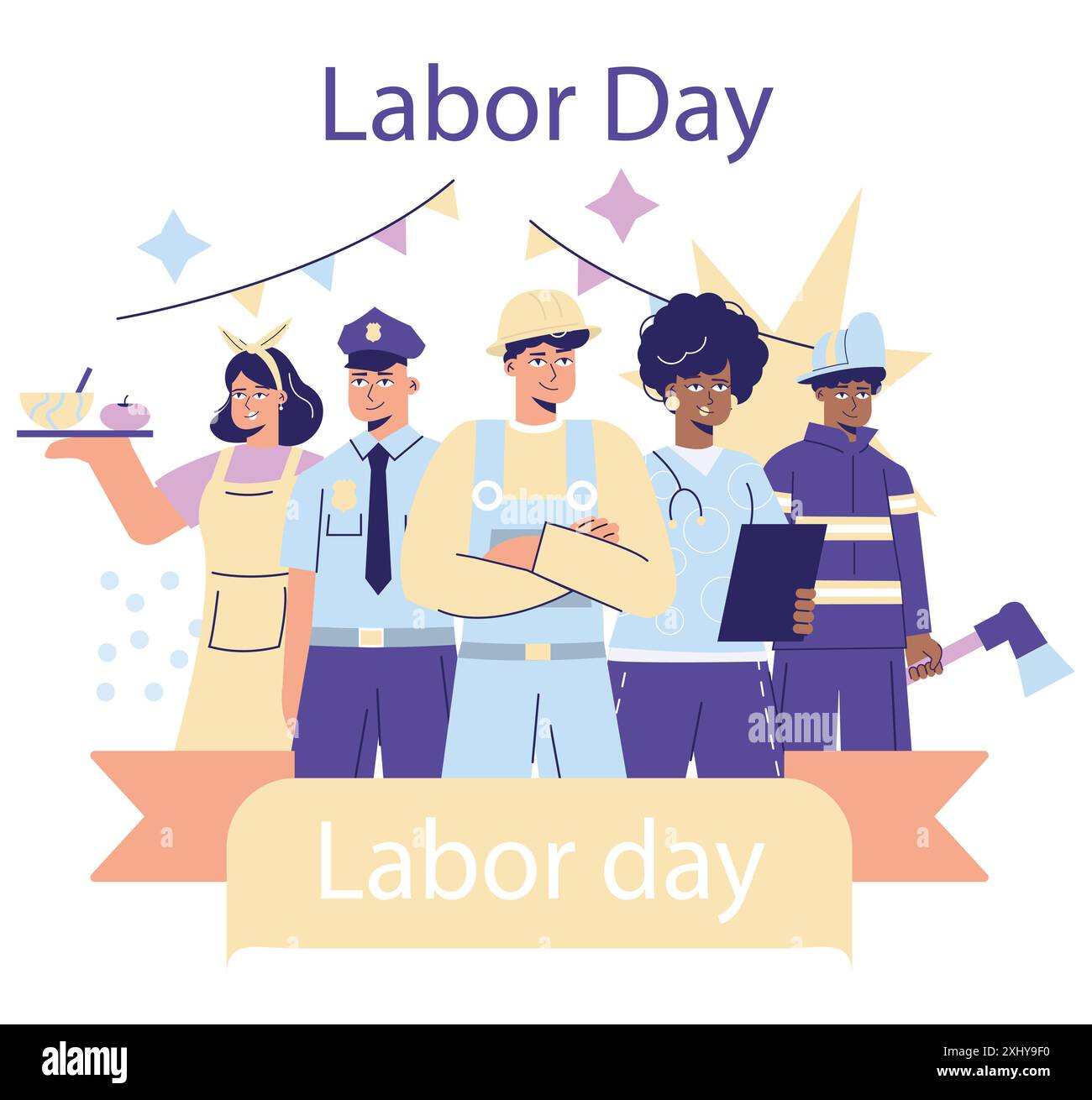 Workforce contribution Stock Vector Images - Alamy