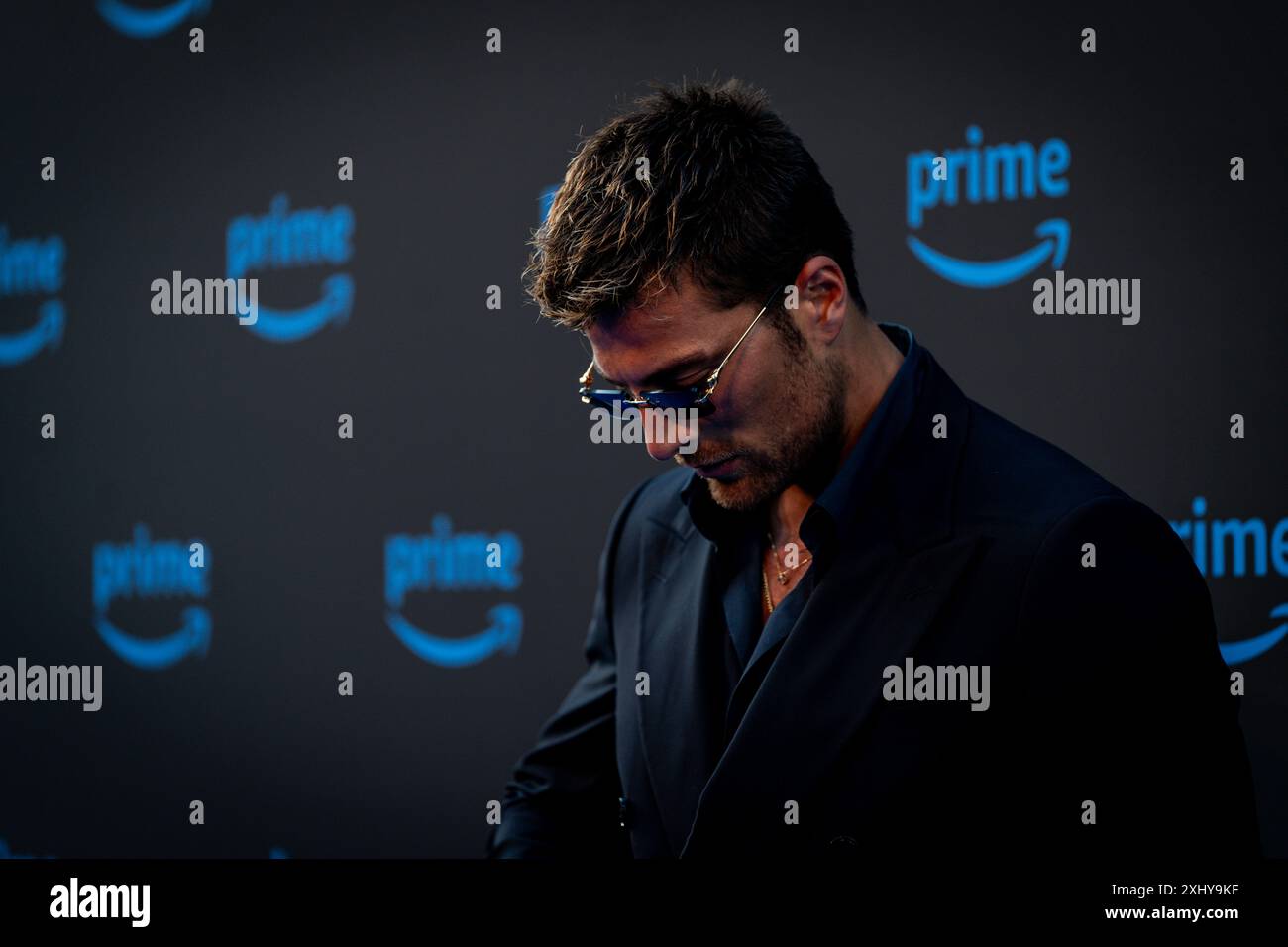 ROME, ITALY - JULY 15: Simone Susinna attends the photocall of Prime Video 2024 at Villa Miani ...