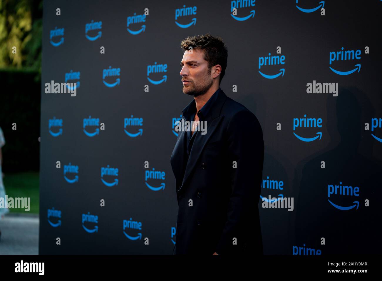 ROME, ITALY - JULY 15: Simone Susinna attends the photocall of Prime Video 2024 at Villa Miani ...