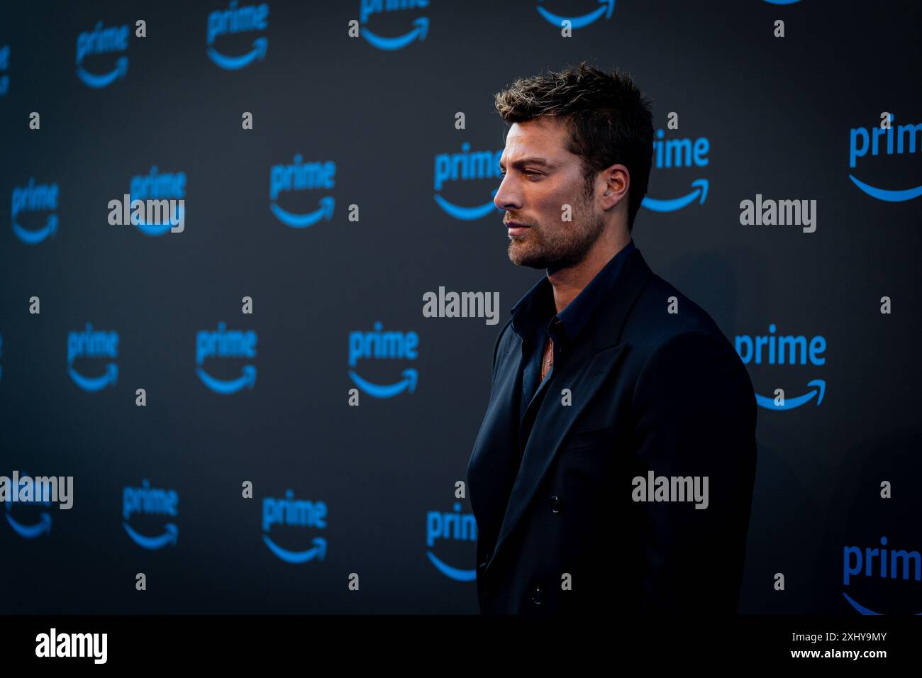 ROME, ITALY - JULY 15: Simone Susinna attends the photocall of Prime Video 2024 at Villa Miani ...