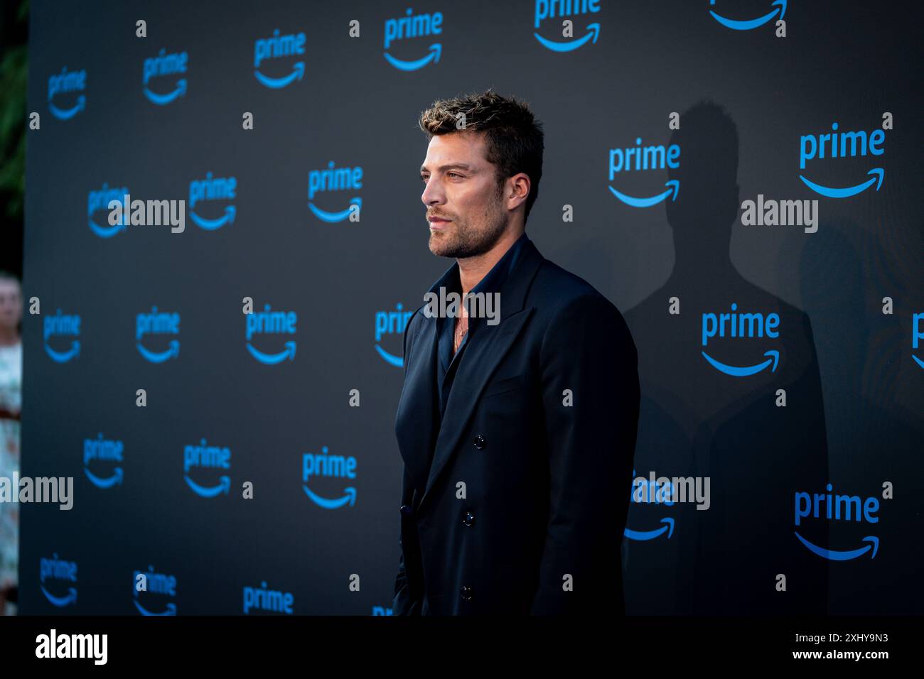 ROME, ITALY - JULY 15: Simone Susinna attends the photocall of Prime Video 2024 at Villa Miani ...